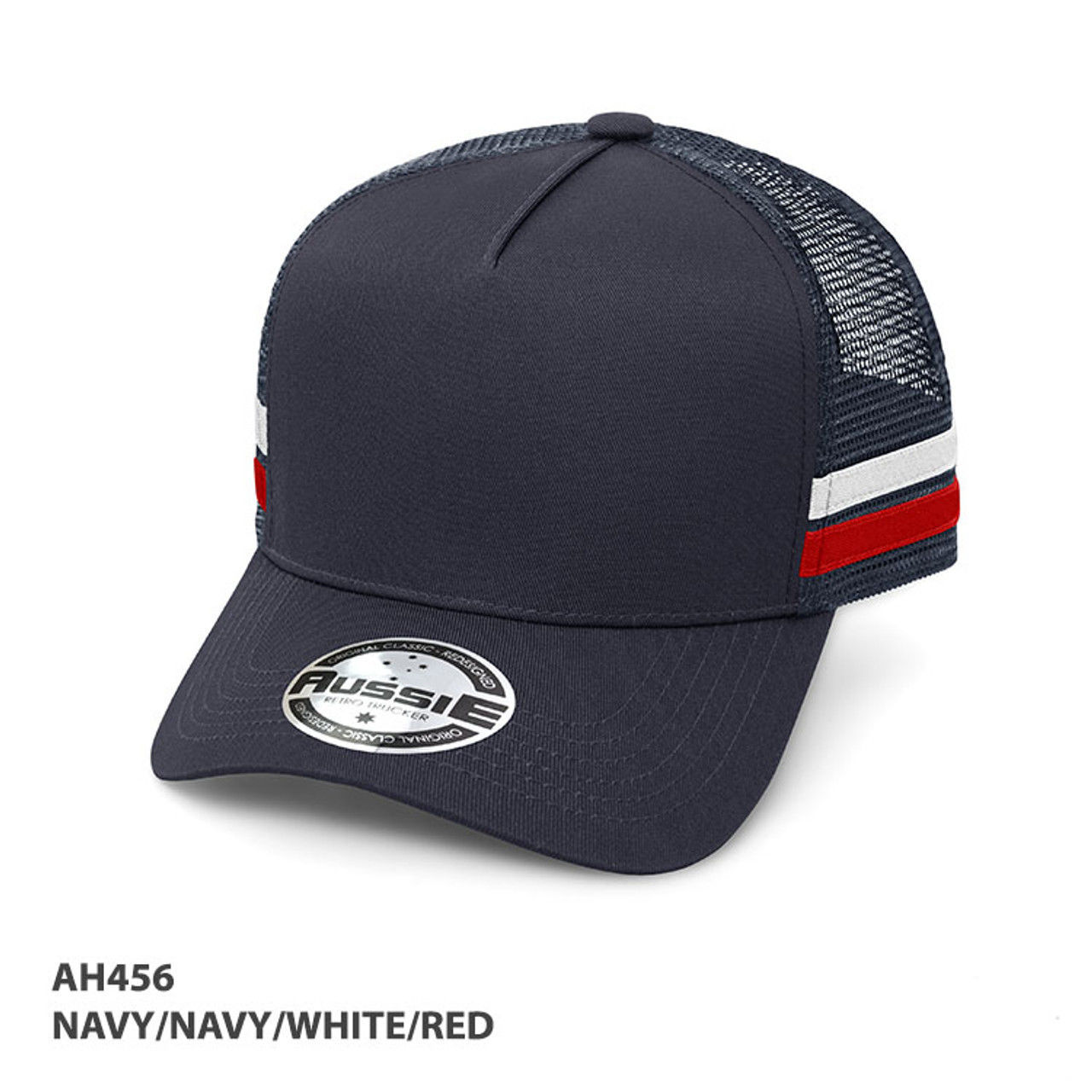 Trucker Cap | Country Trucker Cap | A-frame-striped-country-trucker-cap ...